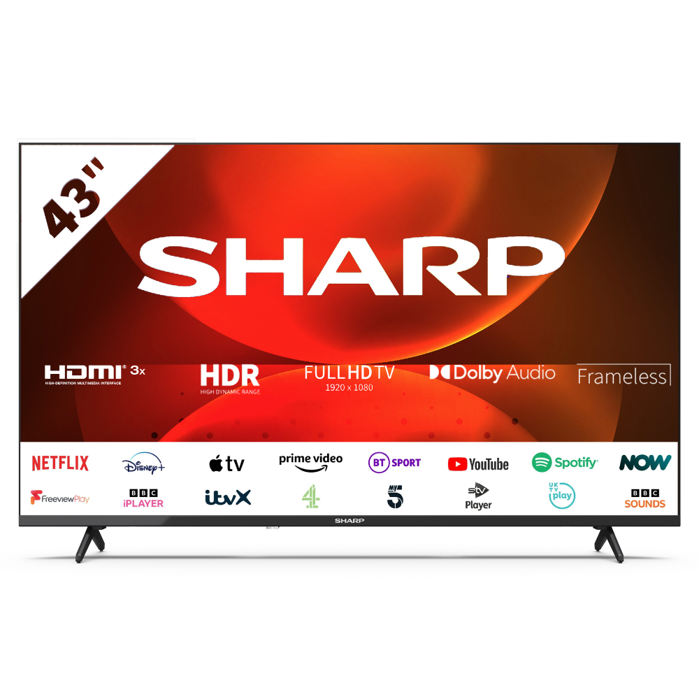 SHARP 43FH2KA 43 Inch Full HD Android Smart TV – Sharp Consumer UK