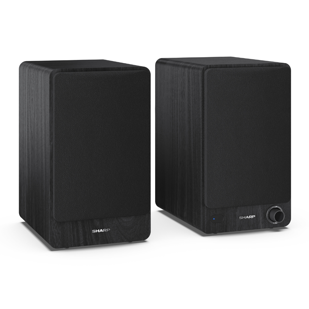 SHARP Bookshelf Speakers - Speakers with Bluetooth streaming capability ...
