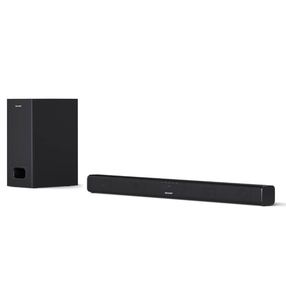 SHARP 2.1 Soundbar - 180W Slim Wireless Bluetooth Soundbar With Wired ...