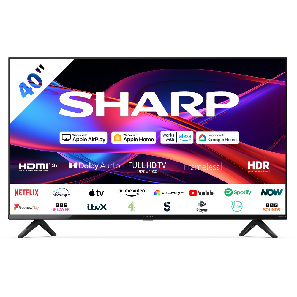 SHARP 40GD2225K 40 Inch Roku Full HD Smart TV – Sharp Consumer UK